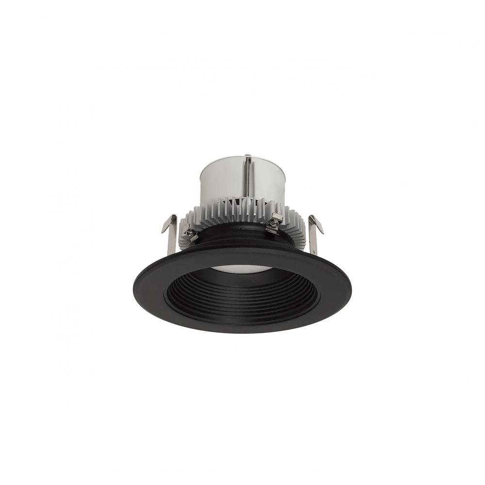4" Cobalt Click Round Retrofit Baffle, 750lm / 10W, 4000K, Black Baffle ...